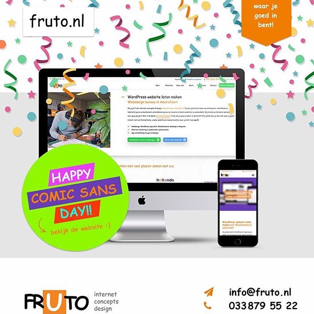 Happy Comic Sans Day! - Fruto internet